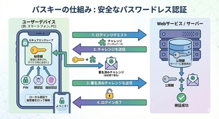 【徹底解説】パスキーの仕組み！次期マイナカードでも採用予定のECDSAとは？ | イチゲ ブログ
